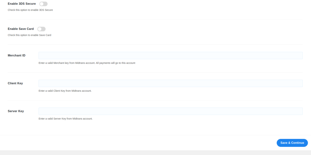 Midtrans Payment Gateway - WP Travel Engine Documentation