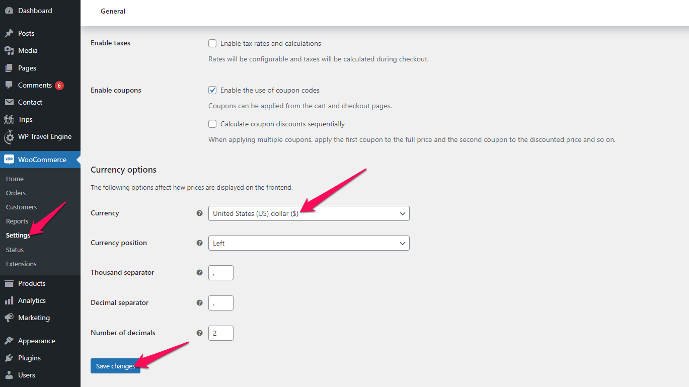 WooCommerce Payment Gateway - WP Travel Engine Documentation