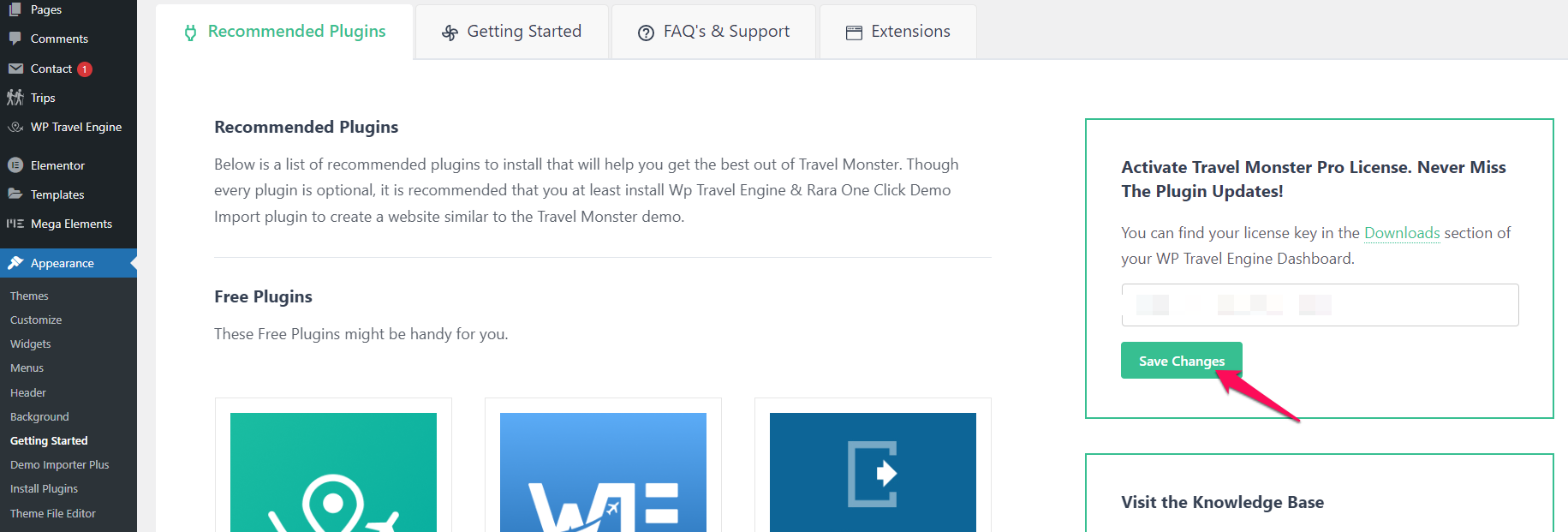 How To Activate Travel Monster Pro License - WP Travel Engine Documentation