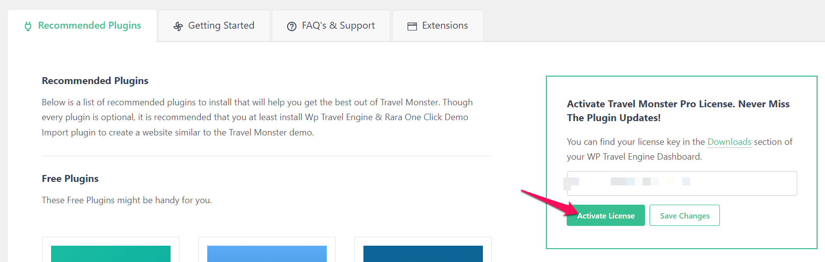 How To Activate Travel Monster Pro License - WP Travel Engine Documentation