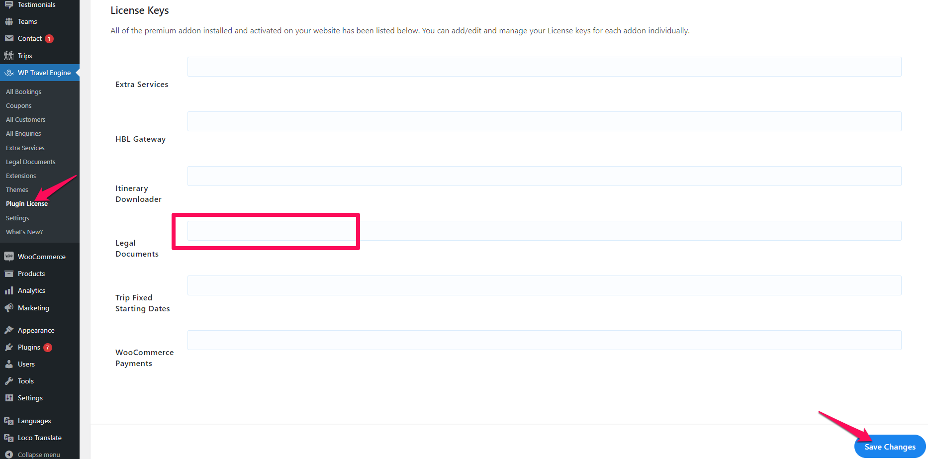 Legal Documents - WP Travel Engine Documentation