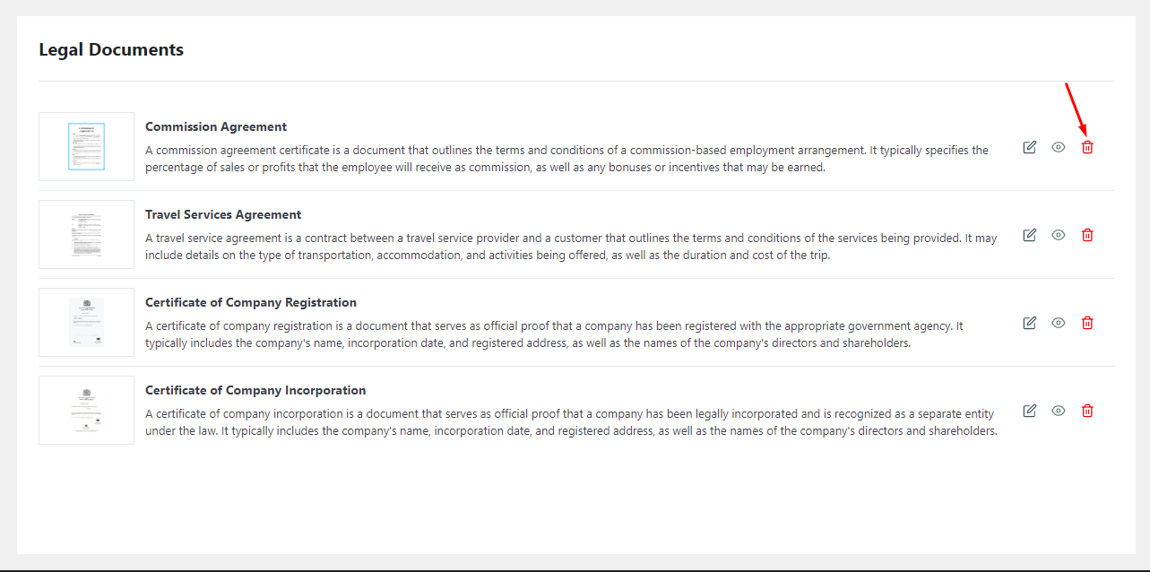 Legal Documents - WP Travel Engine Documentation