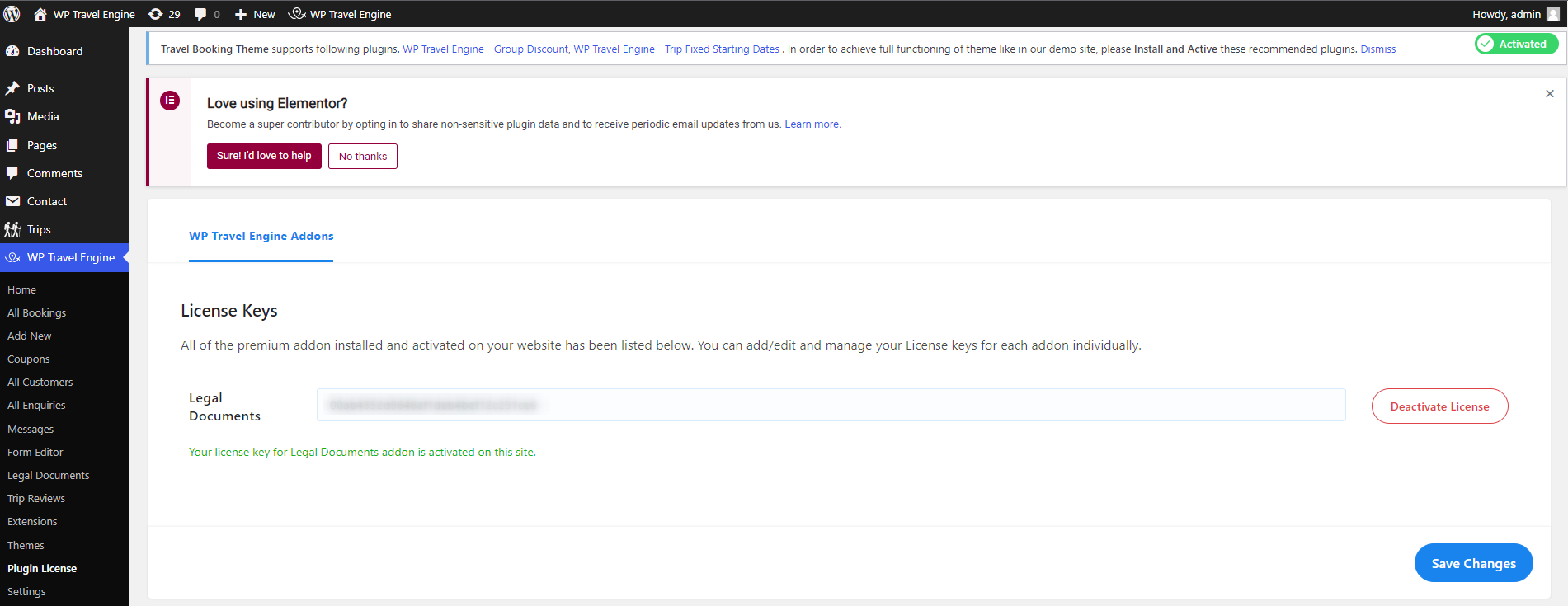 Legal Documents - WP Travel Engine Documentation