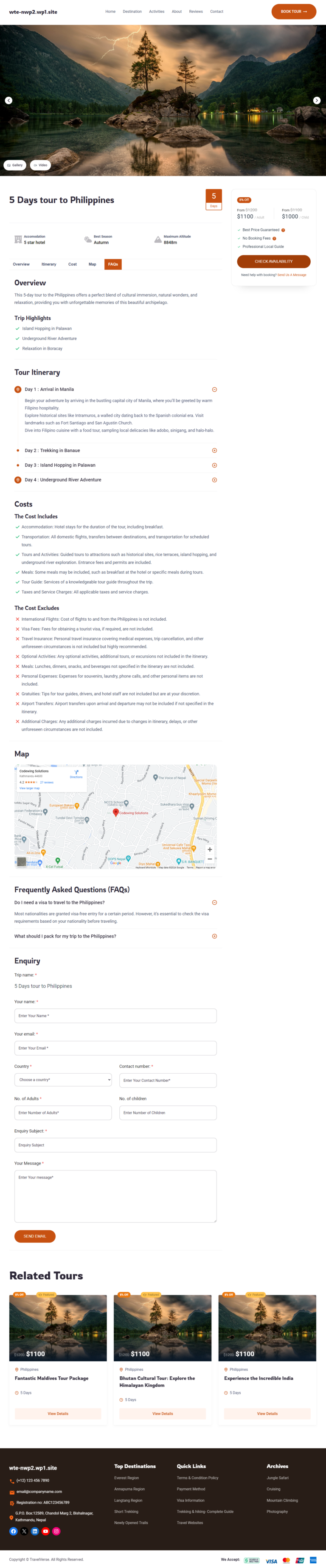 WP Travel Engine - Blocks, Patterns & Templates - WP Travel Engine ...