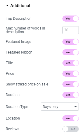 Trips List - WP Travel Engine Documentation