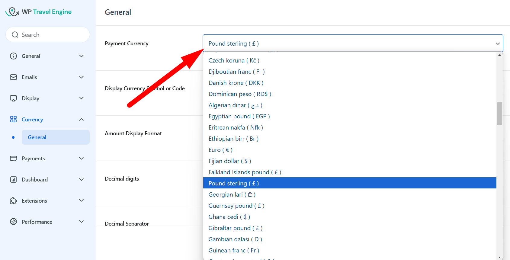 How to Configure Currency Settings? - WP Travel Engine Documentation