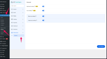 How to configure Performance Setting? - WP Travel Engine Documentation