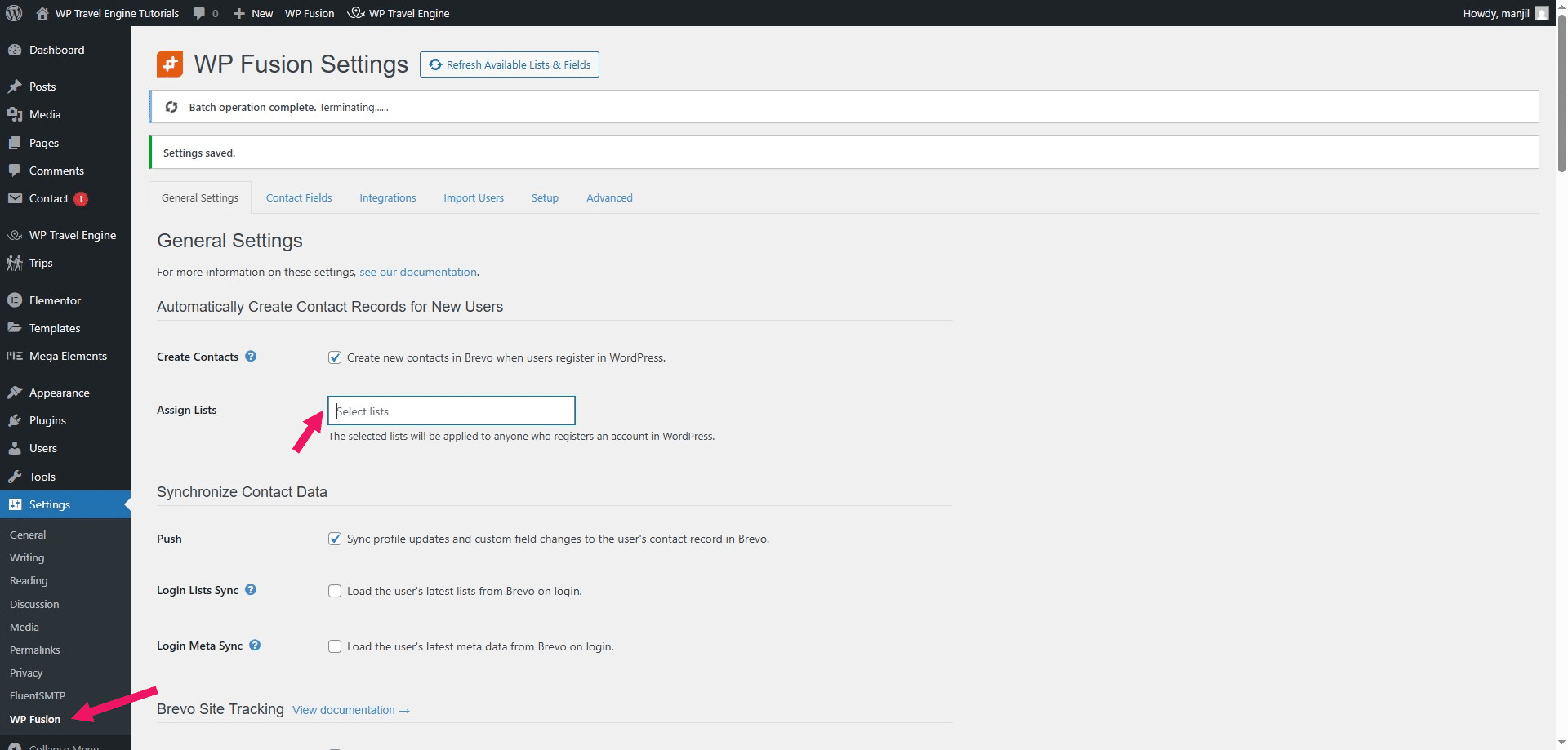 Integrate WP Travel Engine with WP Fusion - WP Travel Engine Documentation