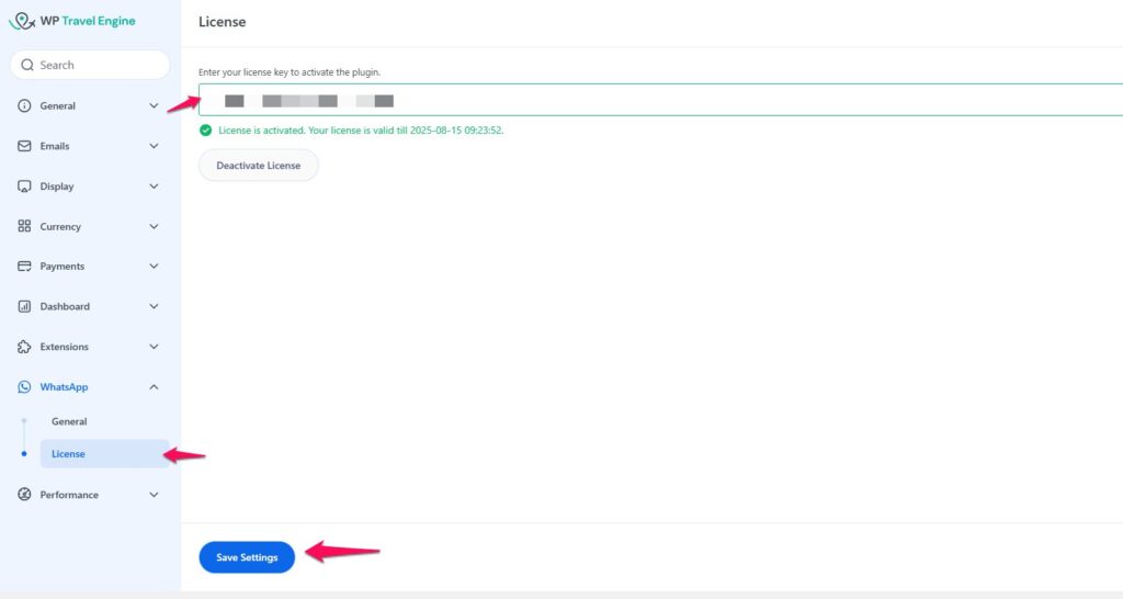 WhatsApp Notification Addon - WP Travel Engine Documentation