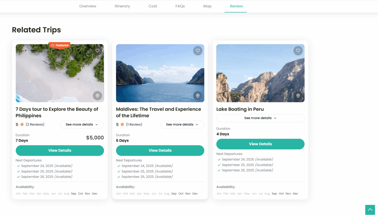 How to customize the Trip Related Trips? - WP Travel Engine Documentation