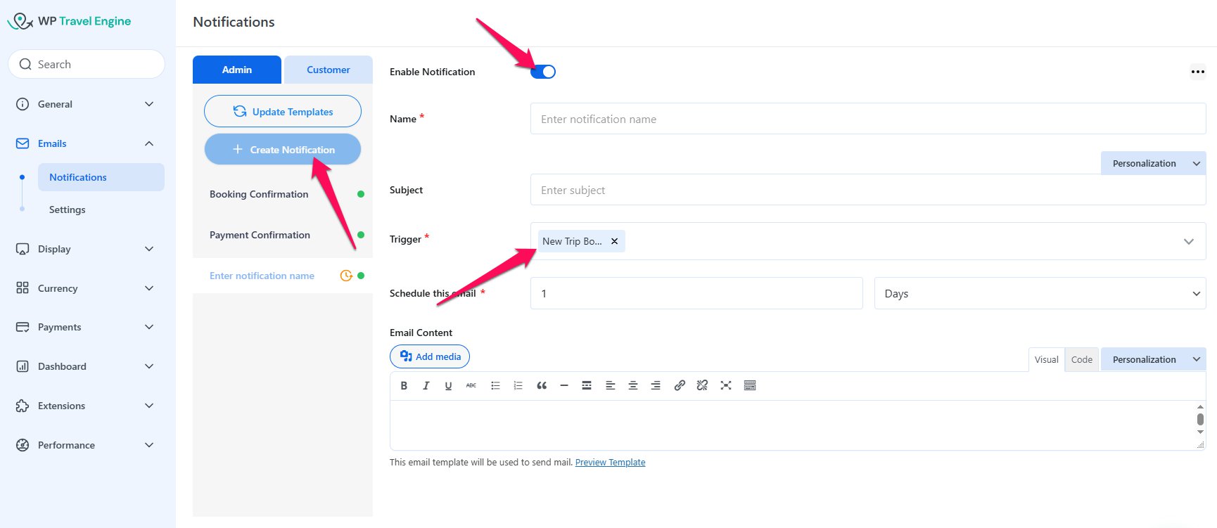 How to follow up or send an email to customers who have booked a tour ...